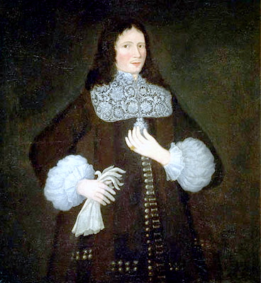 John Freake. Freake Limner. Oil on Canvas, 42 1/2x36 3/4'. c. 1674.